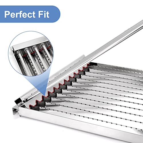 Snapklik.com : Criditpid Grill Emitter Plate & Cooking Grate For ...