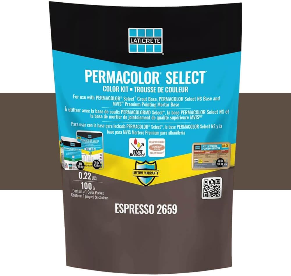 Permacolor SELECT Grout Color Kit (40+ Colors Available) (Espresso ...