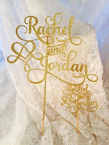 Amazon.com: Personalized Name Cake Topper and Cupcake Toppers ...