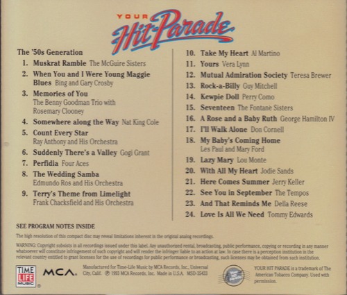 Various - Your Hit Parade - The '50s Generation - Amazon.com Music