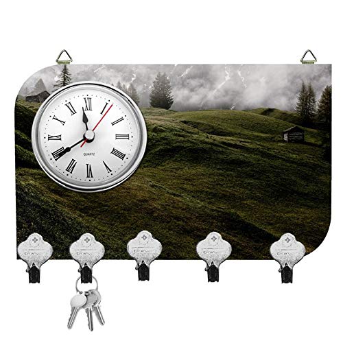 Marvellou's Fancy Key Holder with Clock - Wall Mounted Fancy Key Holder ...