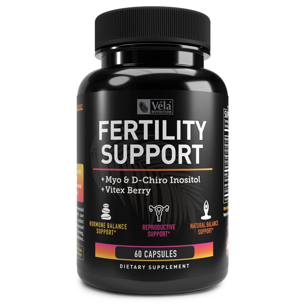 Amazon.com: Vela Fertility Support Supplement | + Myo & D-Chiro ...