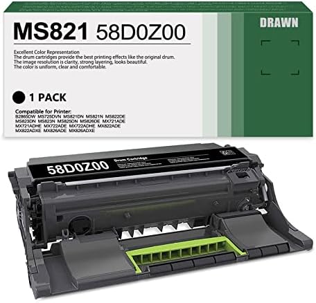 Amazon.com: 58D0Z00 Drum Unit - Dawn 1 Pack 58D0Z00 Imaging Drum ...