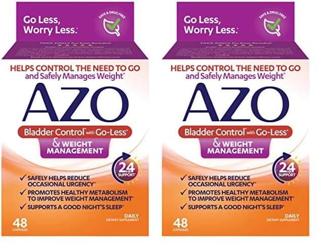 Amazon.com: AZO Bladder Control with Go-Less® & Weight Management ...