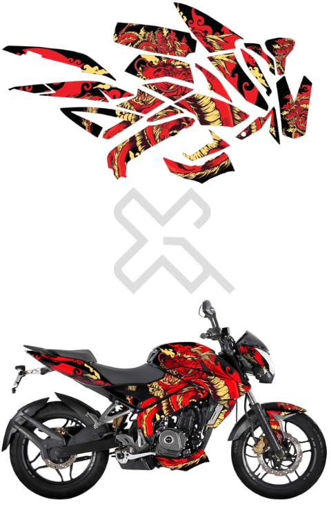 Grayfixx Dragon Edition Full Body Sticker for Pulsar NS 200 | Made in ...