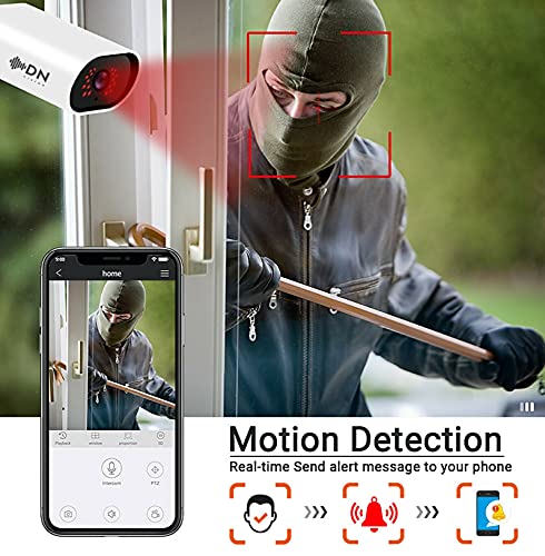 DN Vision Wireless Security CCTV Camera System For Home SecurityTwo-Way ...
