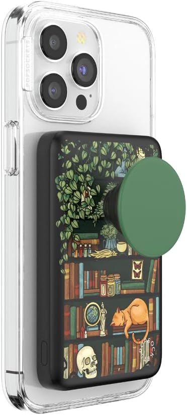Amazon.com: PopSockets PowerPack for MagSafe, Portable Phone Charger, Magnetic Wireless Portable ...