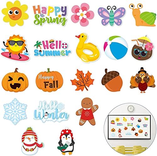 Amazon.com : B1ykin 340Pcs Season Tree Classroom Bulletin Board ...
