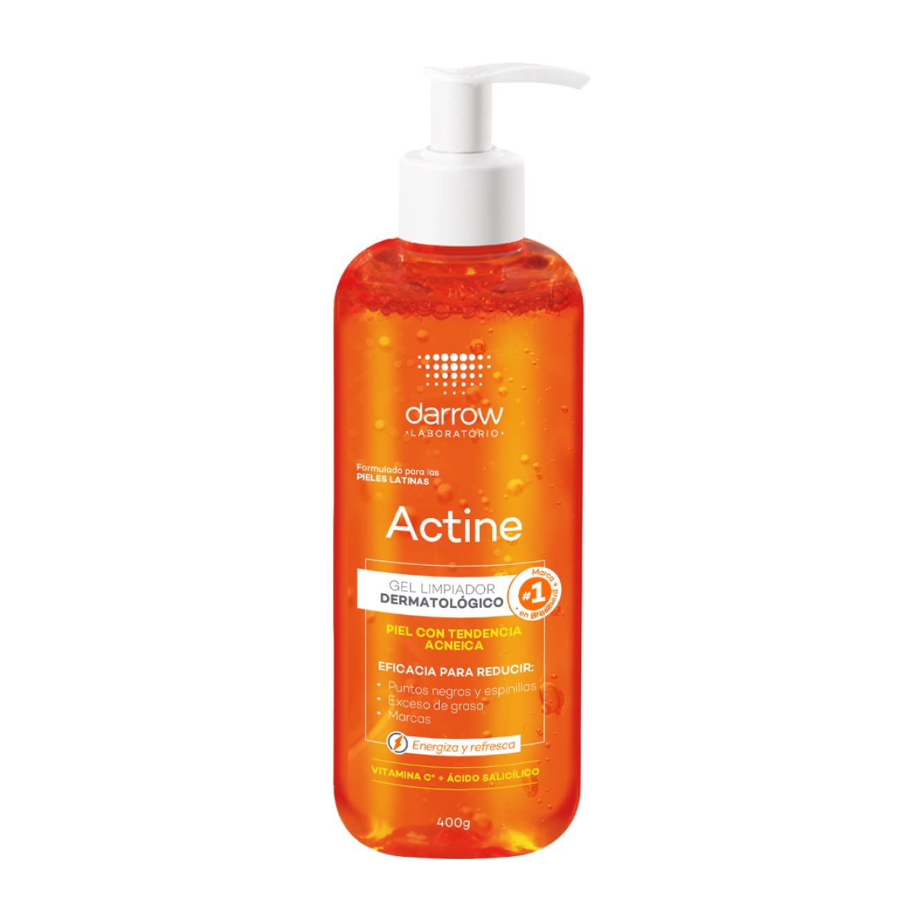 Darrow Actine Gel Limpiador Facial con Vitamina C, 400ml : Amazon.com.mx: Belleza