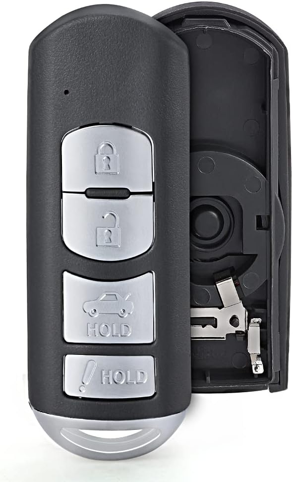 Amazon.com: Beefunny Replacement Remote Car Key Shell Case Fob 4 Button ...