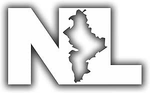 Amazon.com - Sticker Nuevo Leon Decal Mexico Letters Car Truck Window Laptop Map Vinyl Bumper ...