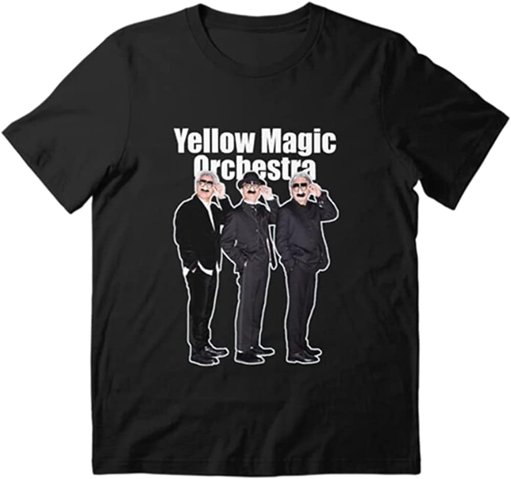 Amazon.co.jp: Yellow Magic Orchestra YMO Kraftwerk 坂本龙一 ロック tシャツアメリカ 流行 ...