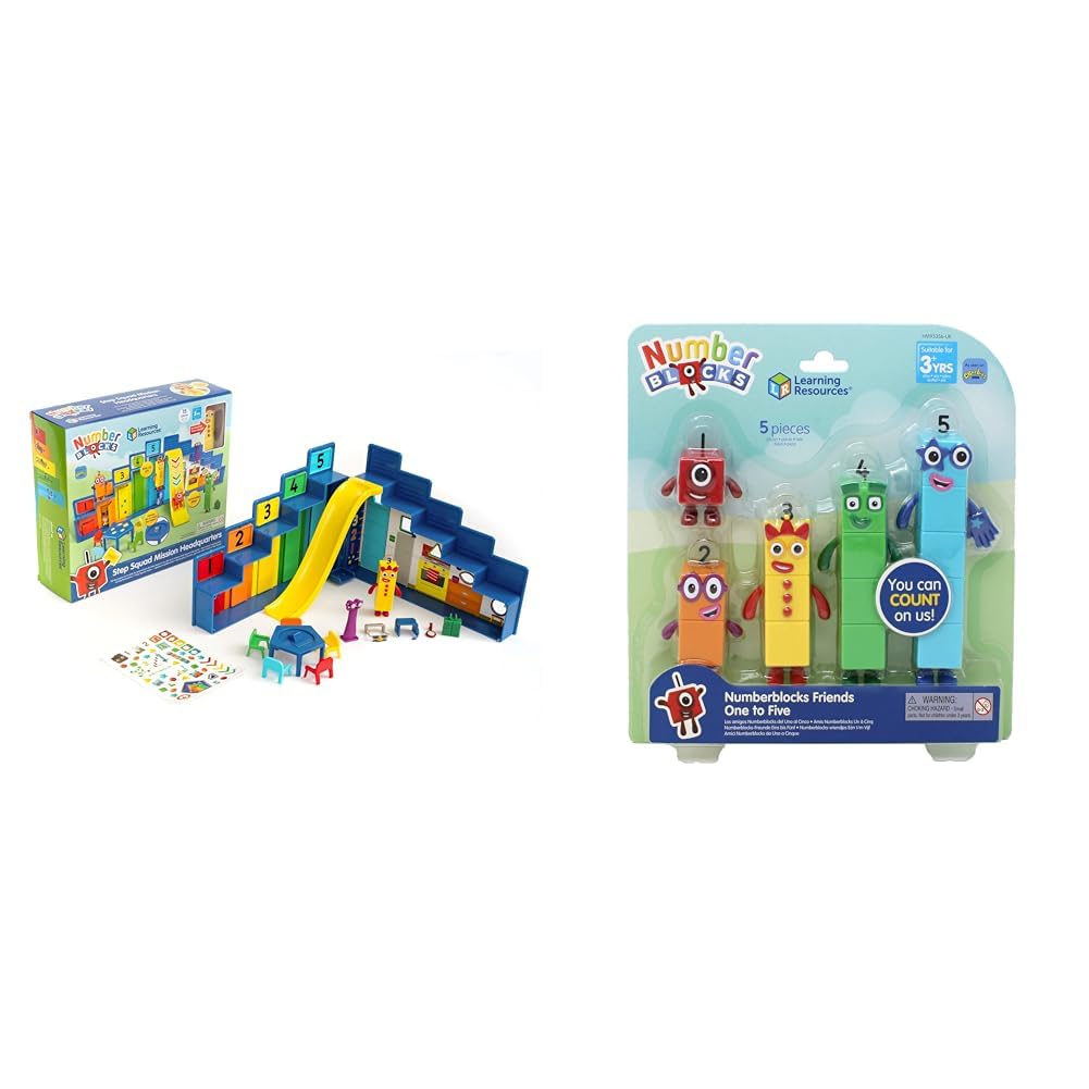 Learning Resources Numberblocks Step Squad Mission Headquarters Deluxe ...