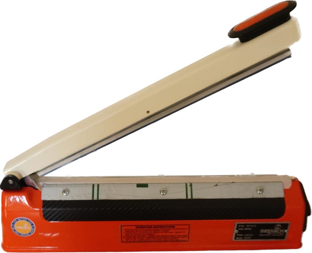 Buy SMART PACK Hand Sealing Machine (Orange) (12 INCH) Impulse Type for ...