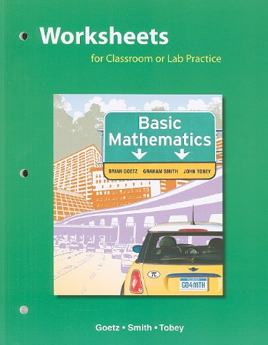 Buy Worksheets for Classroom or Lab Practice, Basic Mathematics Book ...