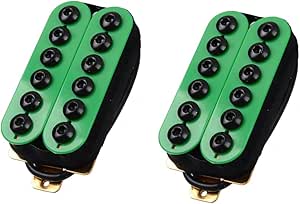 Amazon.com: ROZILO Green Adjustable High Output Invader style Guitar ...