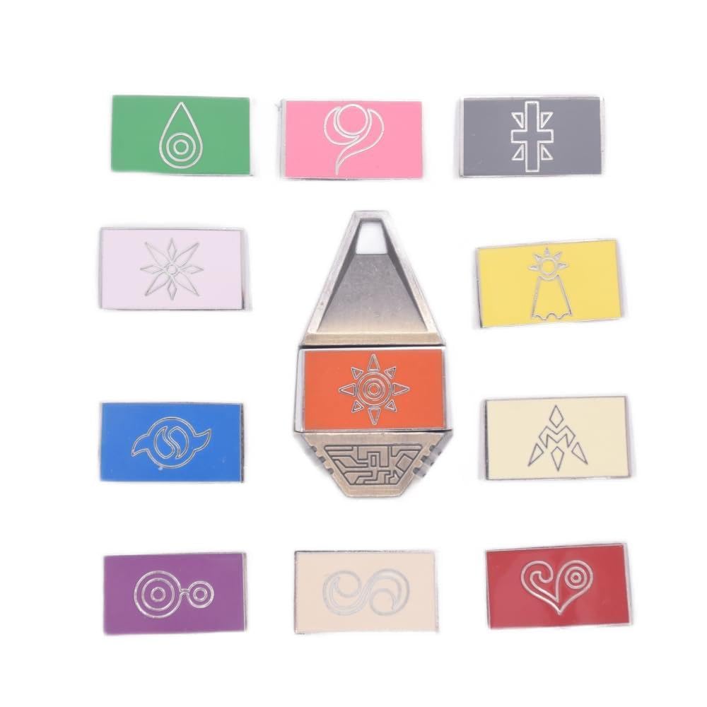 Amazon.com: Kivenda Digital Monster Metal Crests Tag Set with Box ...