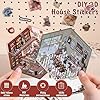 Amazon.com: DIY 3D Sticker Scene, 12 Sets Fun DIY 3D House Stickers ...