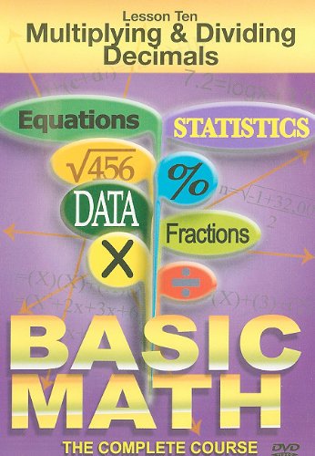 Amazon.com: Basic Math: Lesson 10 Ten Multiplying & Dividing Decimals ...