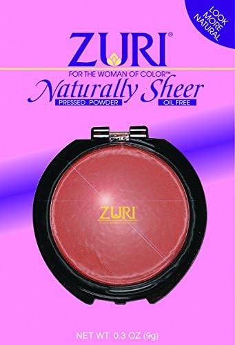 Amazon.com : Zuri Pressed Powder, Naturally Sheer - Natural Brown ...