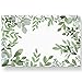 Amazon.com: AnyDesign 50 Pack Greenery Paper Place Mats Watercolor ...