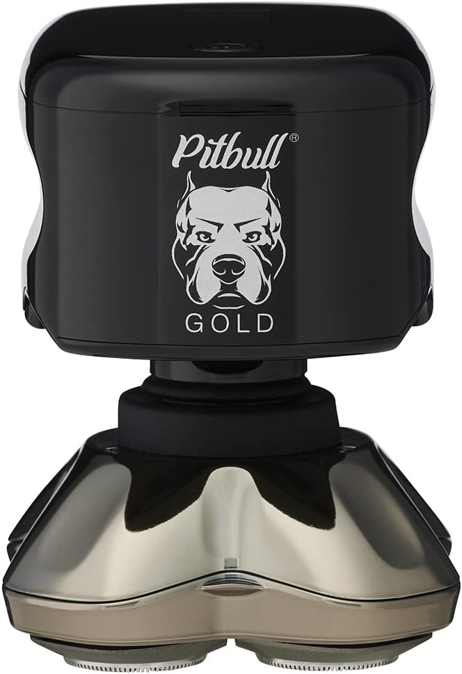 Skull Shaver Pitbull Gold PRO Electric Razor - for a Perfect Bald Look ...