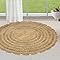 Amazon.com: GRUHUM Handwoven 7ft Jute Area Rug Natural Fiber Round Boho ...