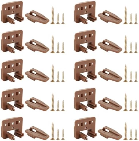 LANIAKEA 10Sets Drawer Repair Kit, Replacement Drawer Track Slide Kit ...