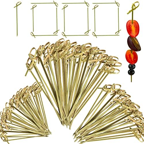 Amazon.com | 500 Pcs Bamboo Cocktail Picks- 4.8 Inch Natural ...