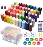 Amazon.com: SHRJ 24Pcs Sewing Thread Spools Set 1000 Yards Per Spool ...