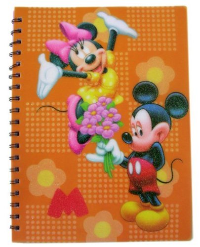 Mickey Mouse and Minnie Mouse Notebook - Mickey Mouse Spiral Book ...