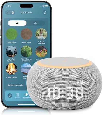 Amazon.com: Santebee Sound Machine for Sleep White Noise Machine for ...