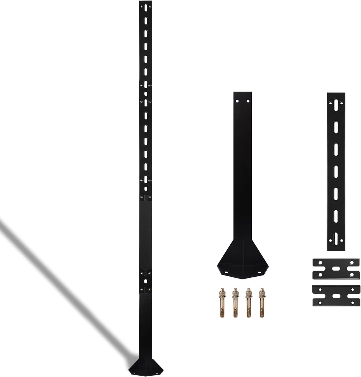 Amazon.com: 6ft Heavy-Duty Bolt Down Sign Post with Base, Plinth ...