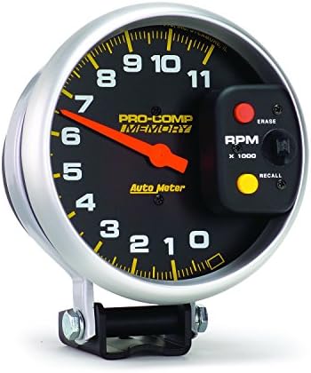 Amazon.com: Auto Meter 6811 Pro-Comp Memory Tachometer 5.000 in ...