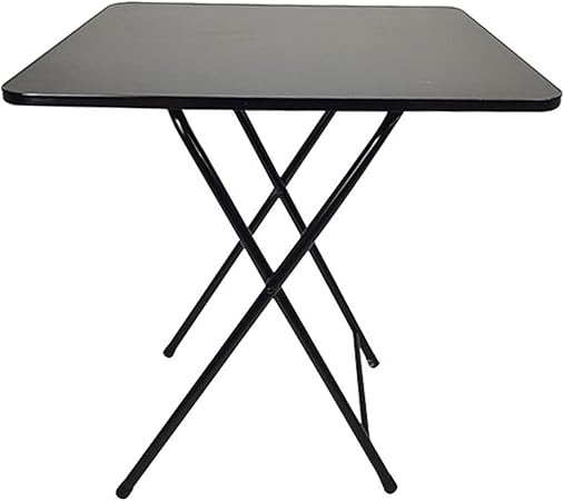 Amazon.com: Hesitroad Foldable Table,Foldable Dinner Table Square Solid ...