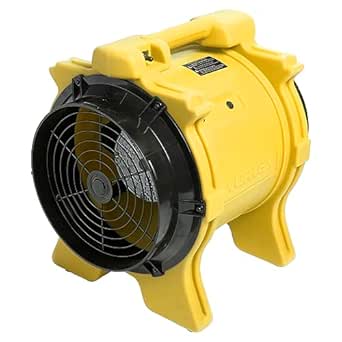 Dri-Eaz Vortex 1.0 HP Ventilation Fan (F174), Air Mover Blower Fan for ...