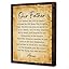 Amazon.com: Our Father Prayer Wall Decor,Lords Prayer Canvas Wall Art ...