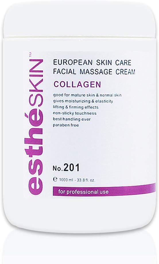 Amazon.com: estheSKIN Collagen Facial Massage Cream for European Skin ...