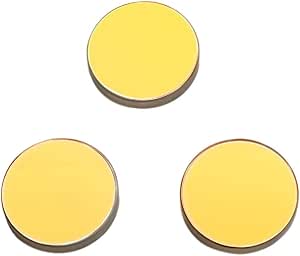 Amazon.com: Mssoomm 25mm K9 Laser Reflection Mirror Coated Gold for CO2 ...