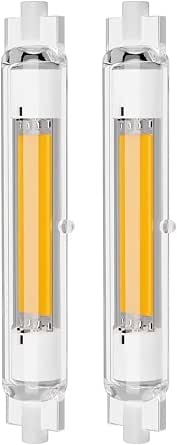 Fecifte R7S LED 118mm Dimmable 30w Bulb, Warm White 3000K, 2000LM ...