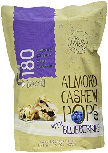 Amazon.com : 180 Snacks All Natural Gluten Free Almond Pops Snacks 15oz ...