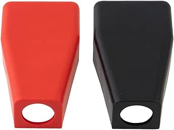 2 Pcs Red and Black Car Battery Terminal Covers Positive Negative ...