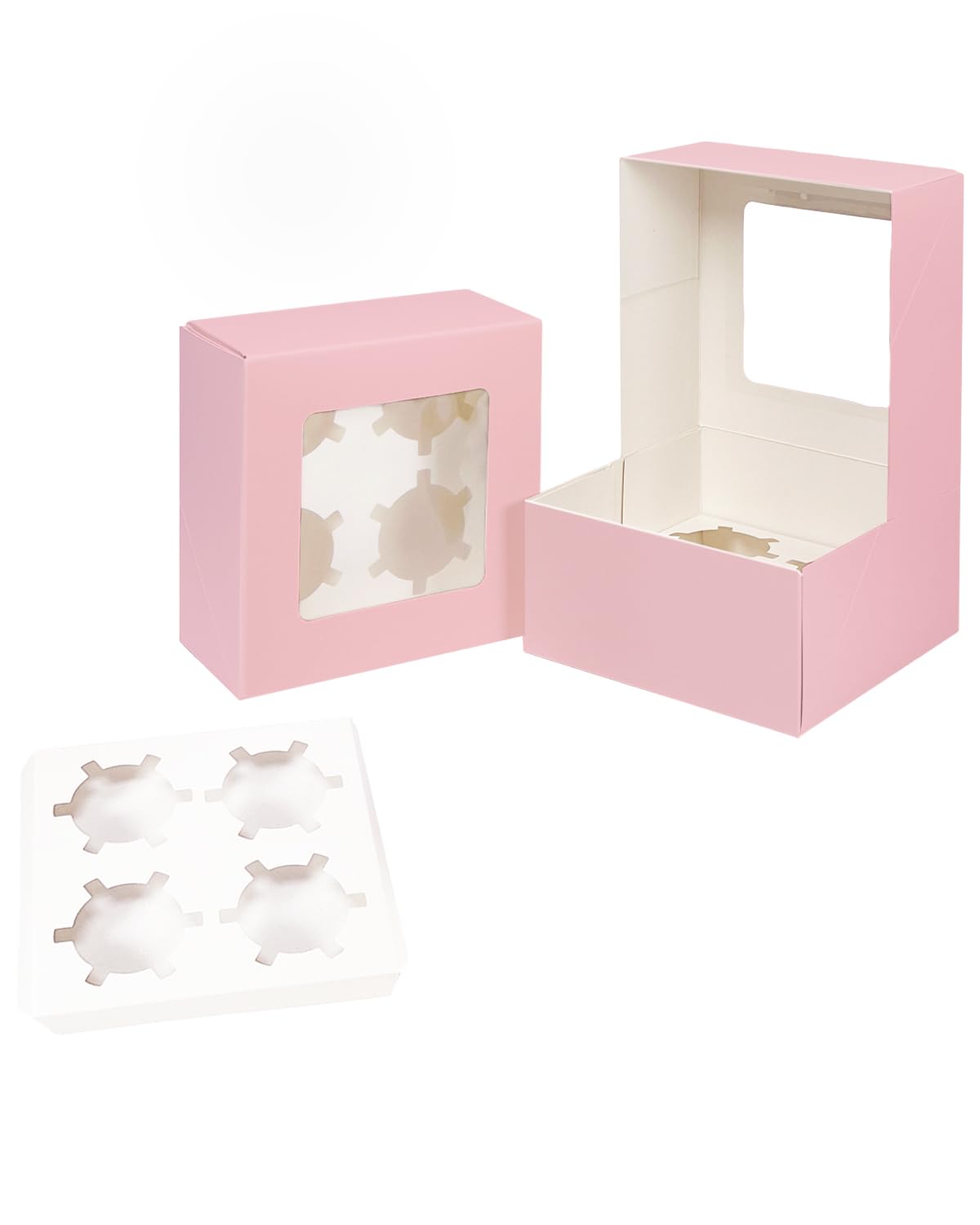 Snapklik.com : Qiqee Auto-pop Up 4 Cupcake Boxes