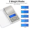 Amazon.com: Digital Pocket Scale, 500g Capacity High Precision Balance of 0.01g, Mini Electronic ...