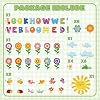 Amazon.com: 85Pcs Flower Bulletin Board Decorations, Look How We've ...