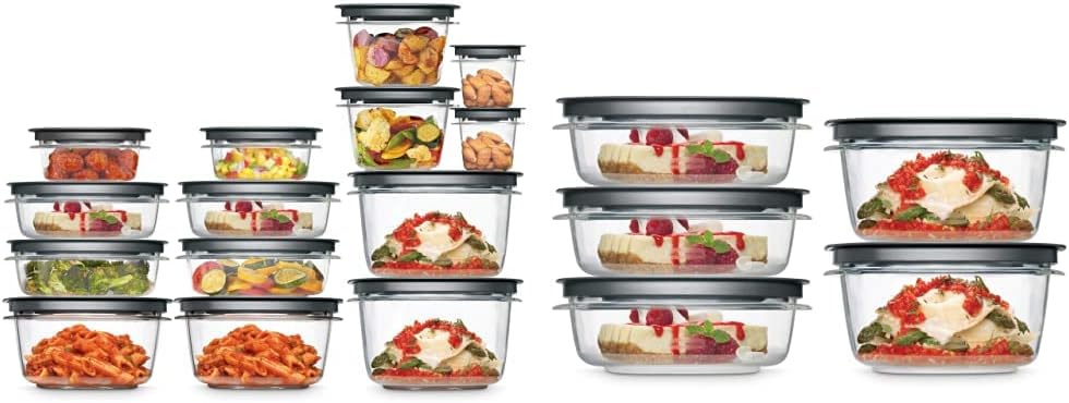 Rubbermaid 2108396 Meal Prep Premier - Juego de 10 recipientes para ...