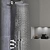Grohe 27705000 Euphoria Cube Rain Shower Head, 2.5 GPM, Starlight ...