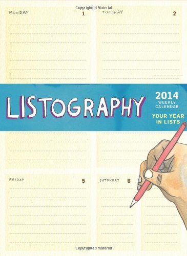 Listography 2014 Engagement Calendar: Your Year in Lists: Amazon.co.uk ...