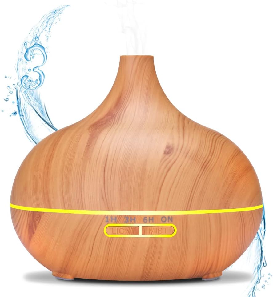 Amazon.com: 550ML Diffuser Essential Oil Diffusers for Home Office,Room ...