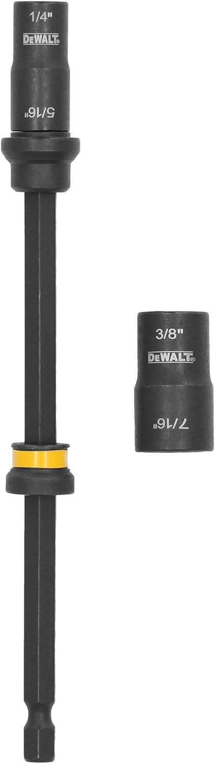 Amazon.com: DEWALT FLEXTORQ Socket and Socket Extension, SAE, 4-in-1 ...